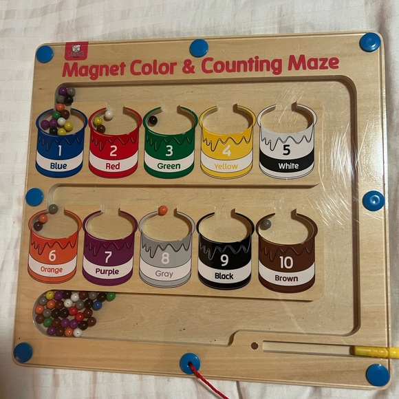 Toys | Magnet Color Counting Maze | Poshmark